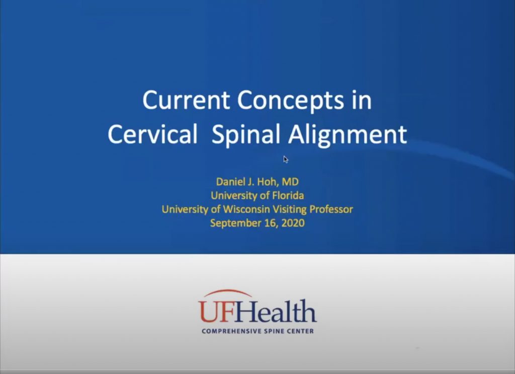 VIRTUAL GRAND ROUNDS – Sept 16, 2020 Dr Daniel J Hoh – Department of ...