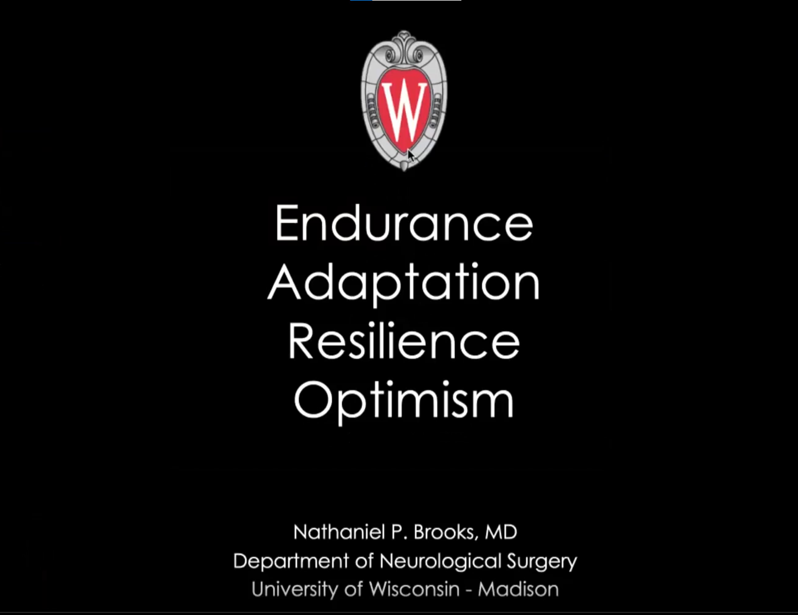 VIRTUAL GRAND ROUNDS – January 5th, 2022 Dr Nathaniel Brooks ...